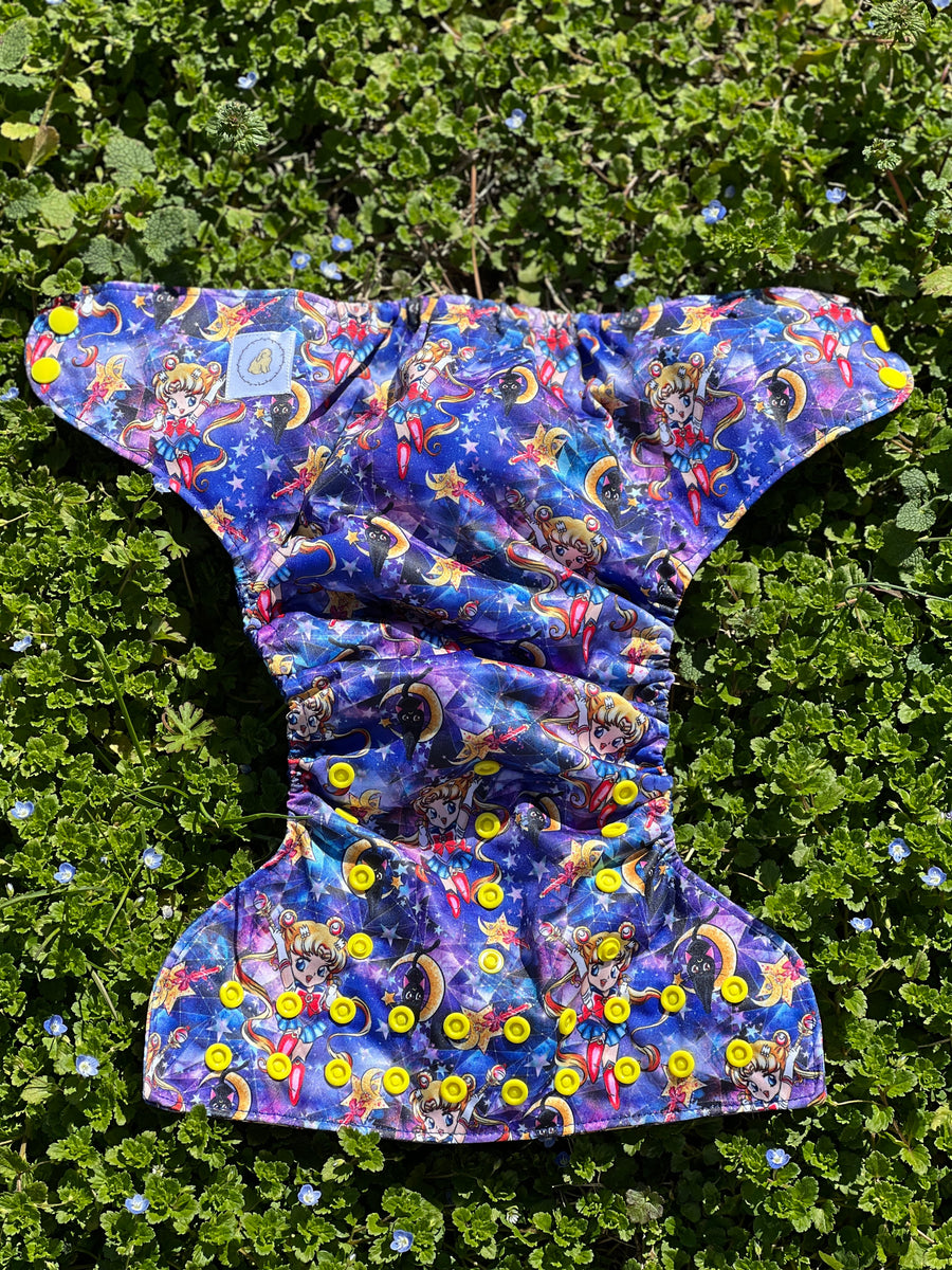 Little Bunny Tails - The BIGGER Bunny - Larger One Size Pocket Diaper